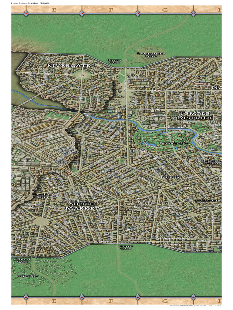 Malhavoc Press - Ptolus - Large Map Format B | PDF