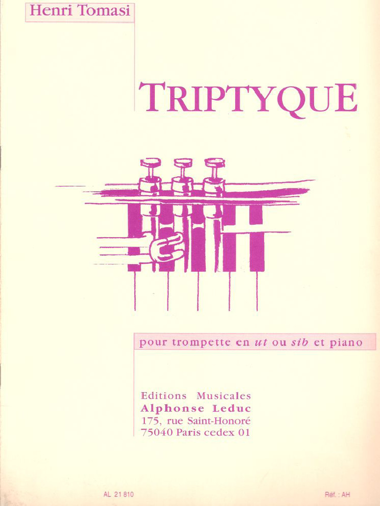 Triptyque. H. Tomasi | PDF