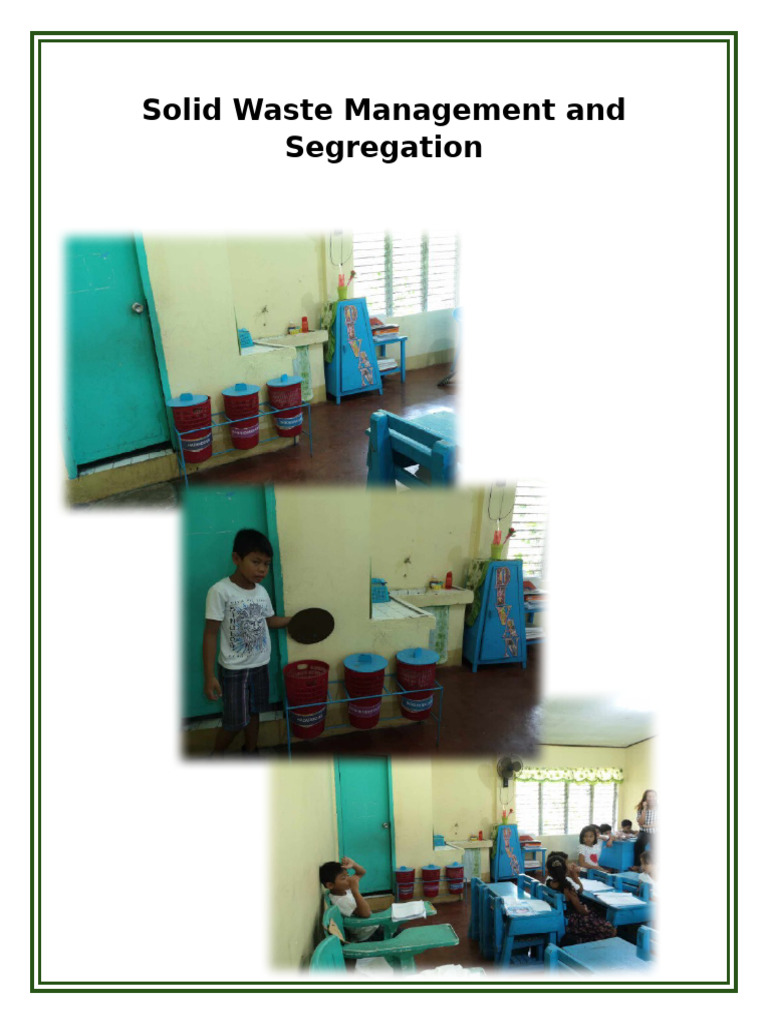 Solid Waste Management and Segregation | PDF