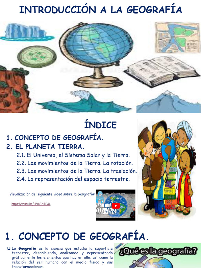 Presentaci-N Tema 0 Introducci-N A La Geograf-A | PDF | Ecuador | Tierra
