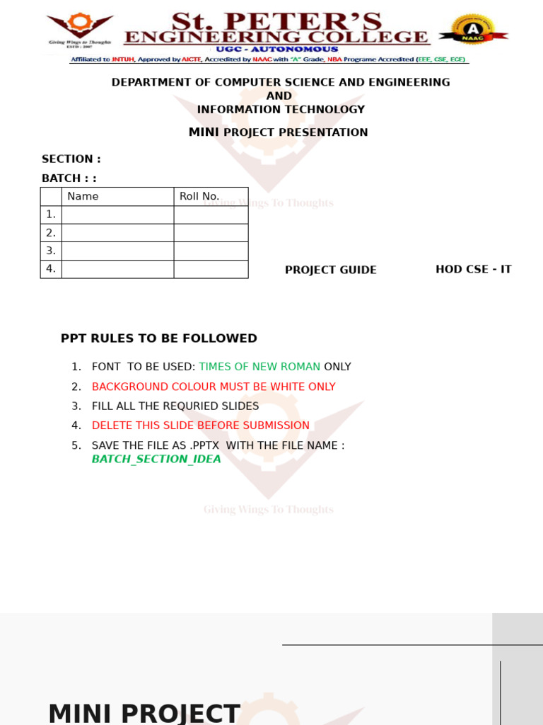 MINI_PROJECT_PPT_TEMPLATE | PDF