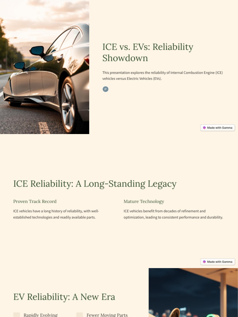 ICE-vs-EVs-Reliability-Showdown (1) | PDF