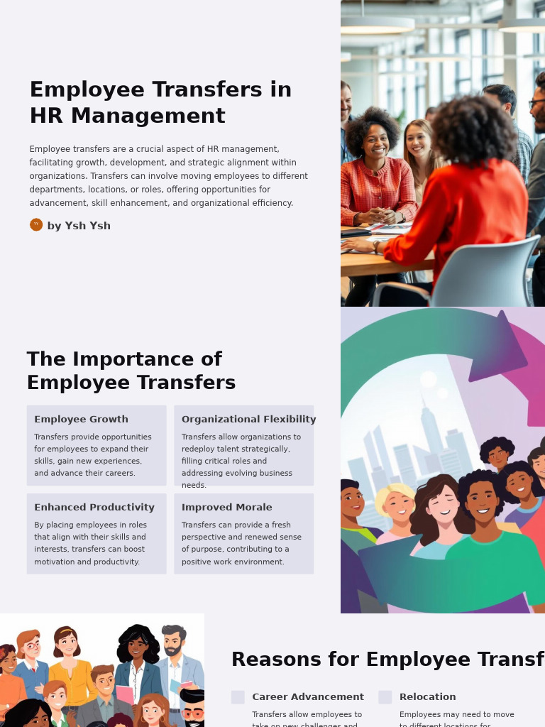 Employee Transfers in HR Management | PDF | Mentorship | Employment
