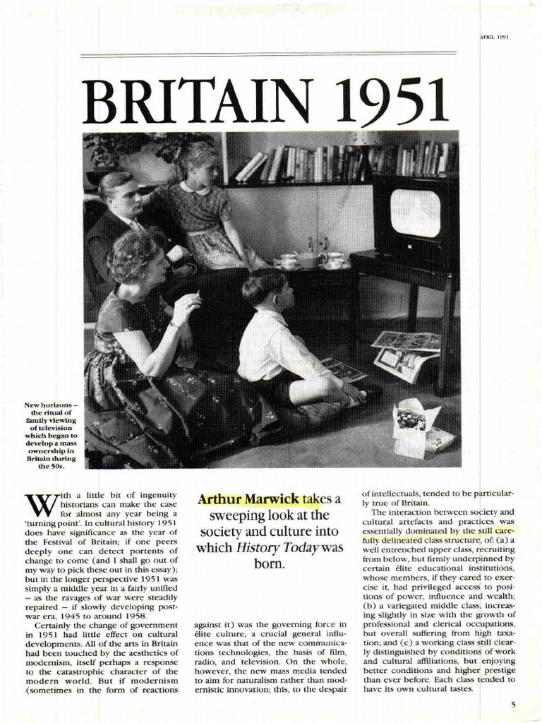 Britain in 1951 | PDF
