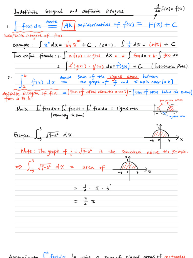 Lecture 25 Definite Integral | PDF