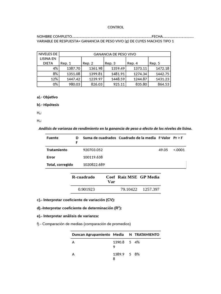 CONTROL ESTADISTICA | PDF