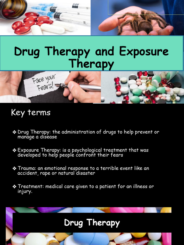 Drug and Exposure Therapy Overview | PDF | Psychological Trauma | Anxiety