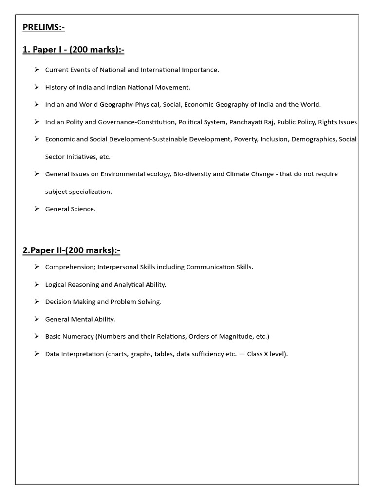 UPSC_SYLLABUS | PDF | Governance | Morality