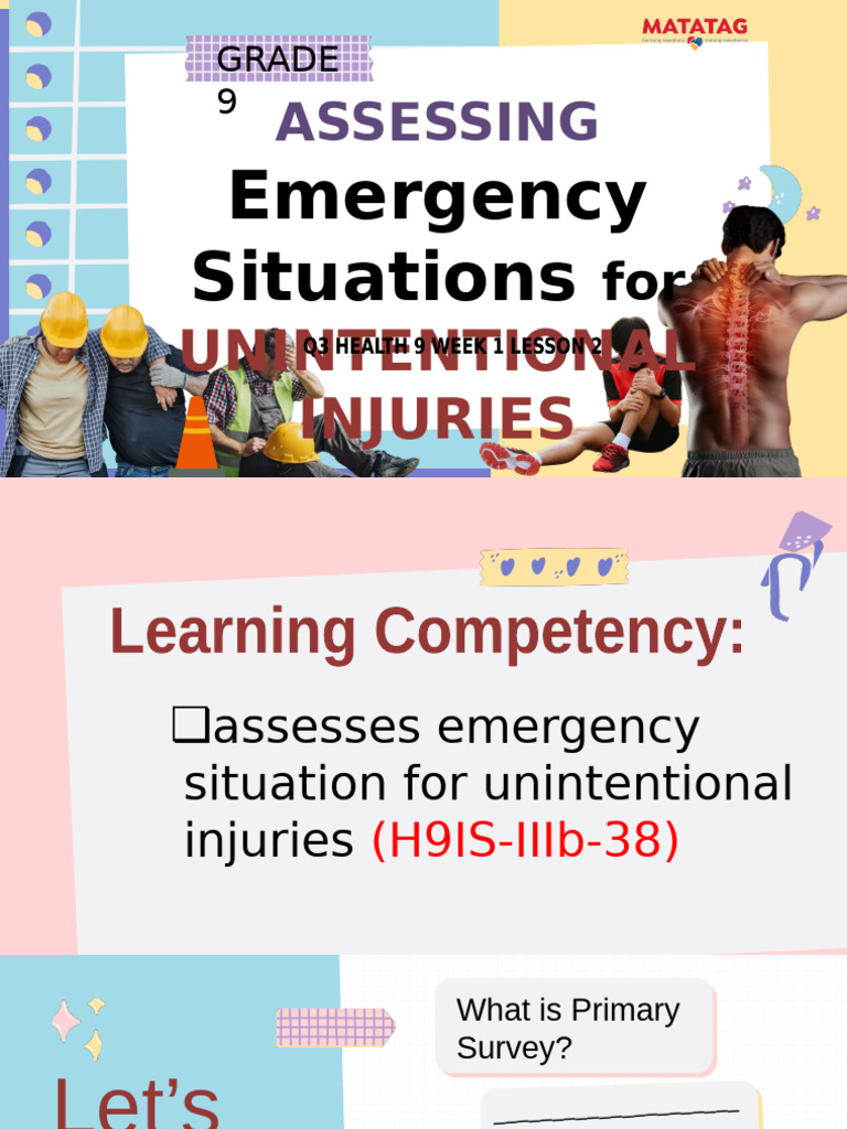 HEALTH_Q3 PPT-MAPEH9_Lesson 2 (Assessing Emergency Situations) | PDF ...