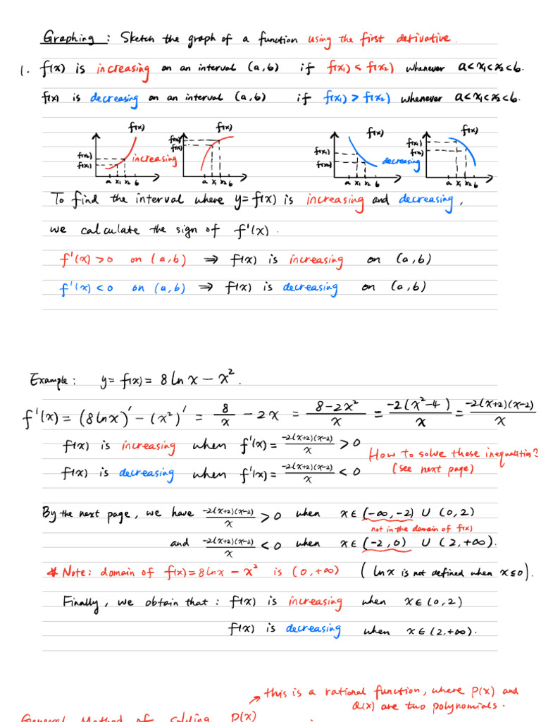 Lecture 21 Graphing | PDF | Arithmetic | Mathematical Analysis Lecture 21 Graphing | PDF | Arithmetic | Mathematical Analysis