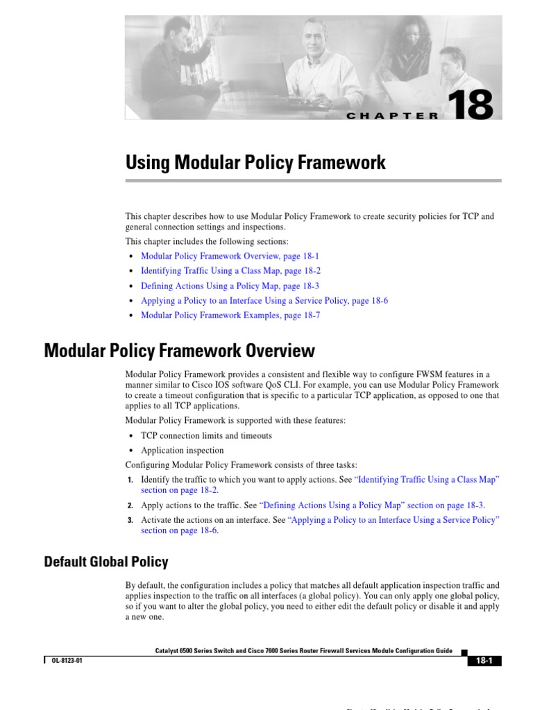 Modular Policy Framework - MPF | Download Free PDF | Port (Computer Networking) | Transmission ...