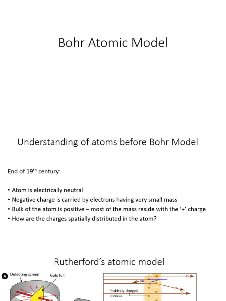 Bohr Atomic Model | PDF | Electron | Atomic Orbital