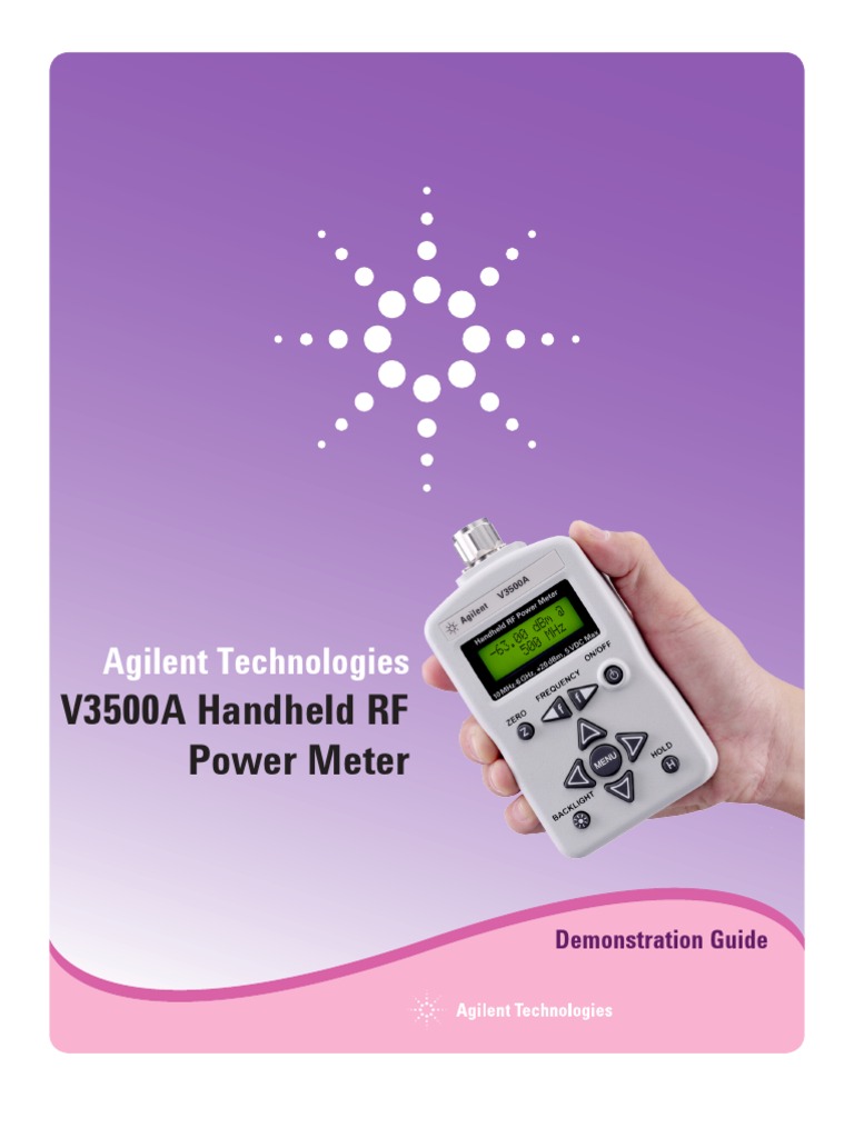 V3500a Handheld RF Power Meter Demo | PDF | Usb | Signal (Electrical ...