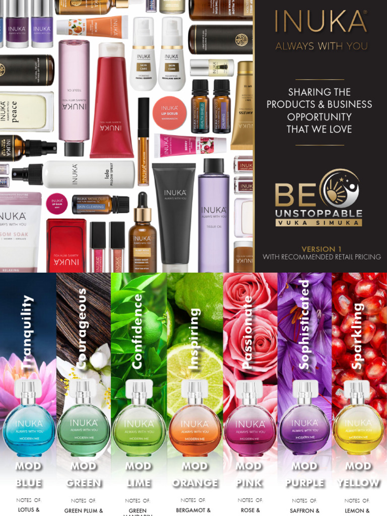 Inuka 2025 Product Catalogue with Prices | PDF | Shampoo | Perfume