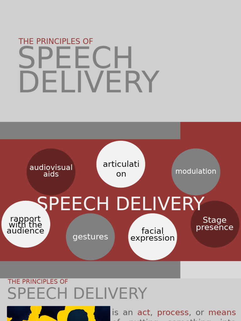 Speech Delivery | PDF | Speech | Gesture