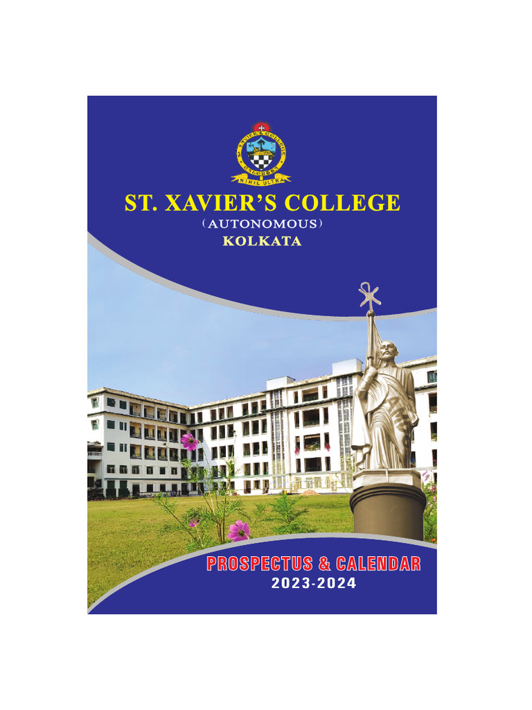 SXC Prospectus 2023-24 Full PDF | PDF | Thesis | Kolkata