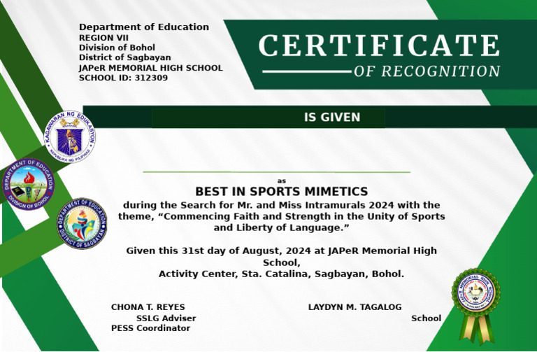 Cert Intrams | PDF
