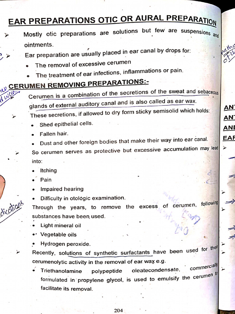 Otic Preparations | PDF