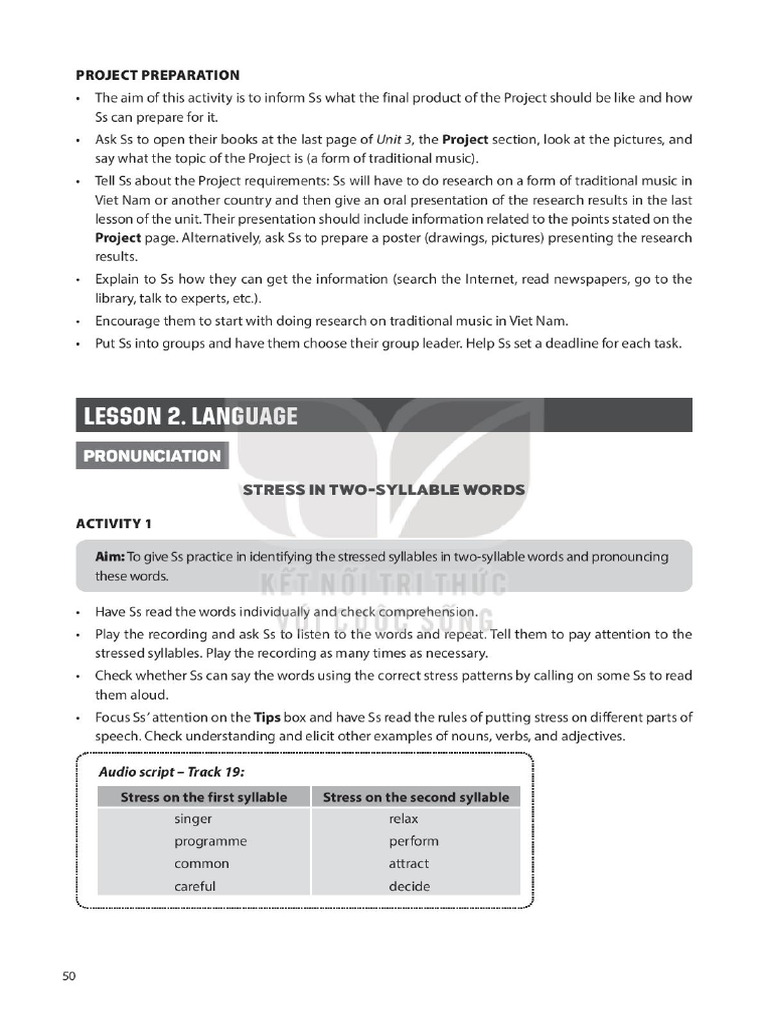 U3L2 Teacher Book | PDF