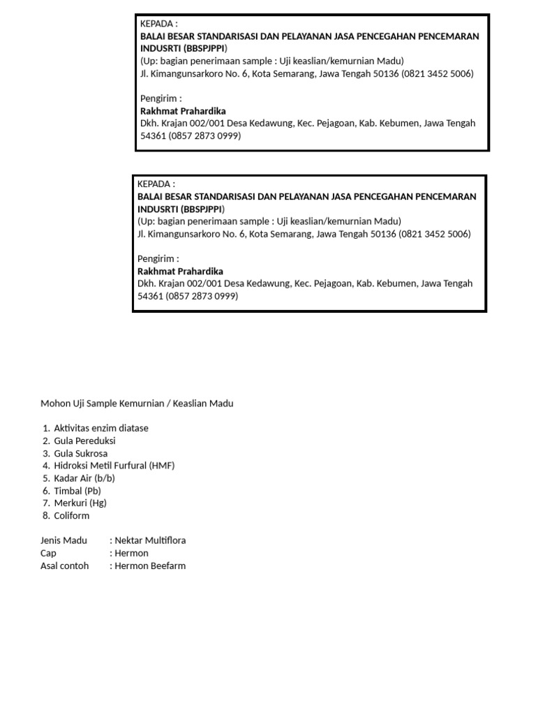 Balai Besar Standarisasi Dan Pelayanan Jasa Pencegahan Pencemaran ...