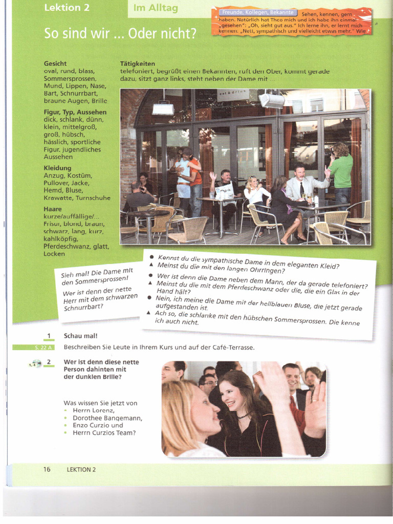 Alltag, Beruf 3 Lektion 2 | PDF