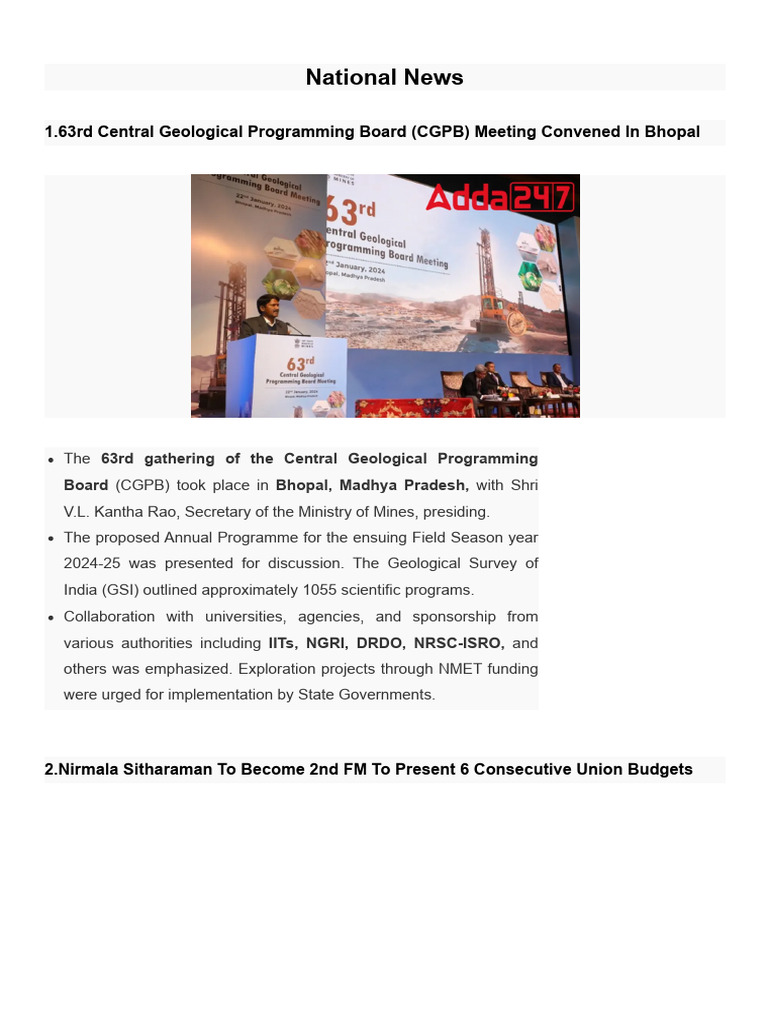 Key Highlights from Recent News Events | PDF | Sustainable Energy ...