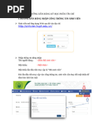 Hướng dẫn đăng ký GDTC Học lại Cải thiện qua cổng thông tin MYAEP 28.02 ...