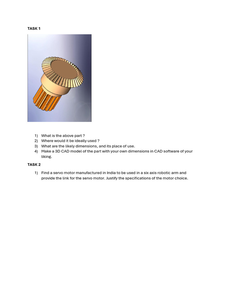 CAD Engineer Tasks | PDF
