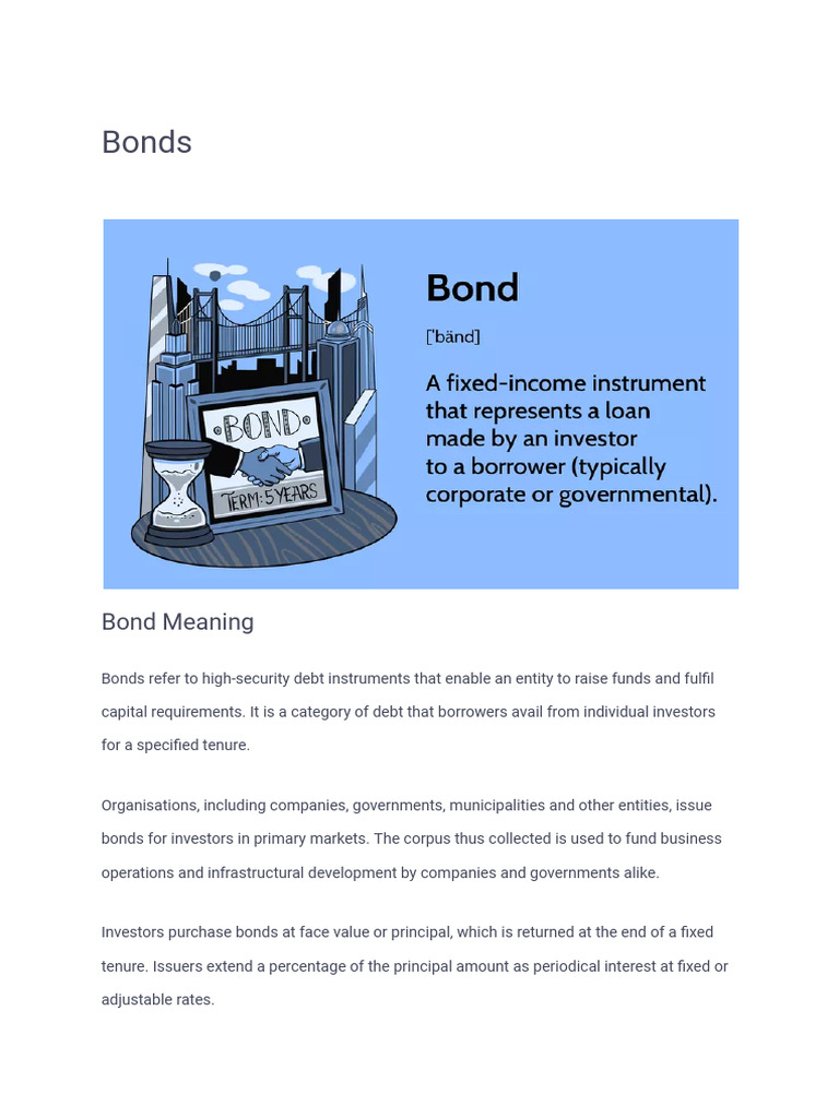 6 Bonds | PDF | Bonds (Finance) | Interest