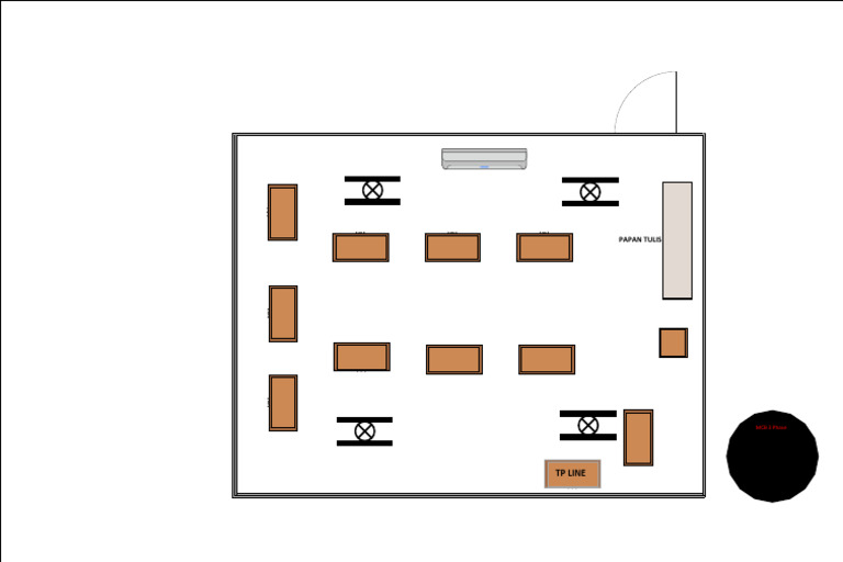 Denah Lab TKJ 1 | PDF