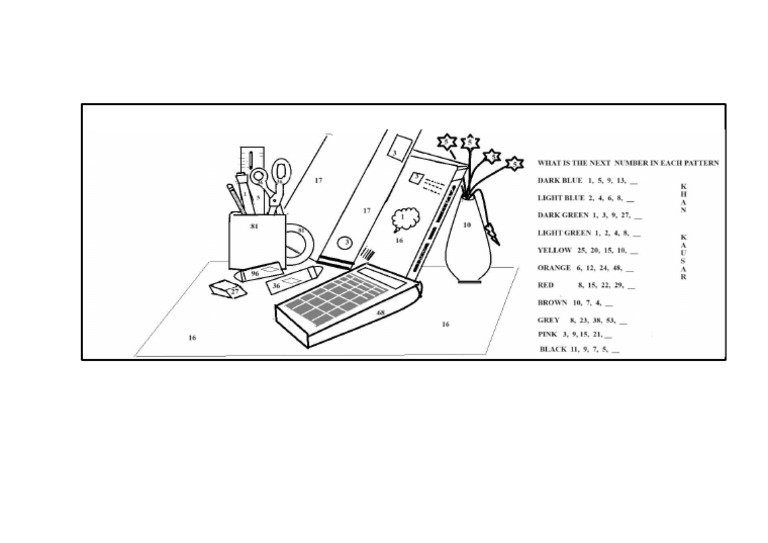 Colouring Activity On Sequences | PDF