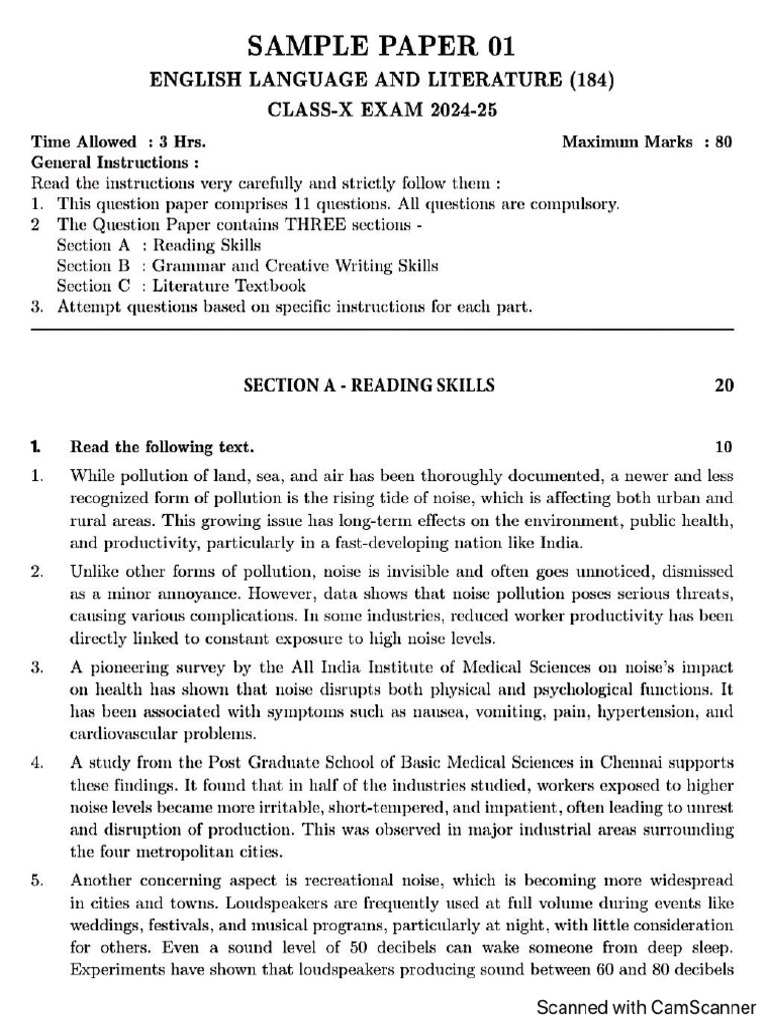 Holidays’ Homework class 10 | PDF