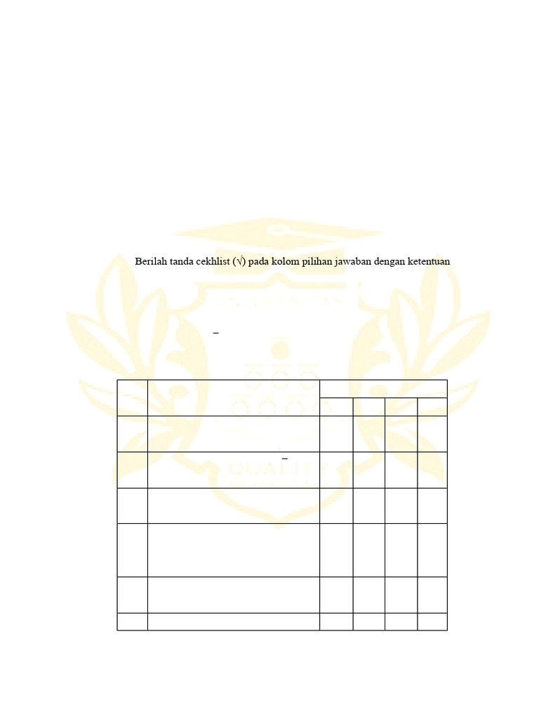 Angket Kuesioner | PDF