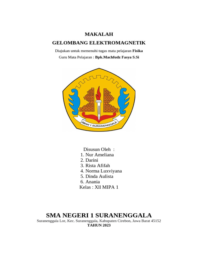 Makalah Gelombang Elektromagnetika | PDF