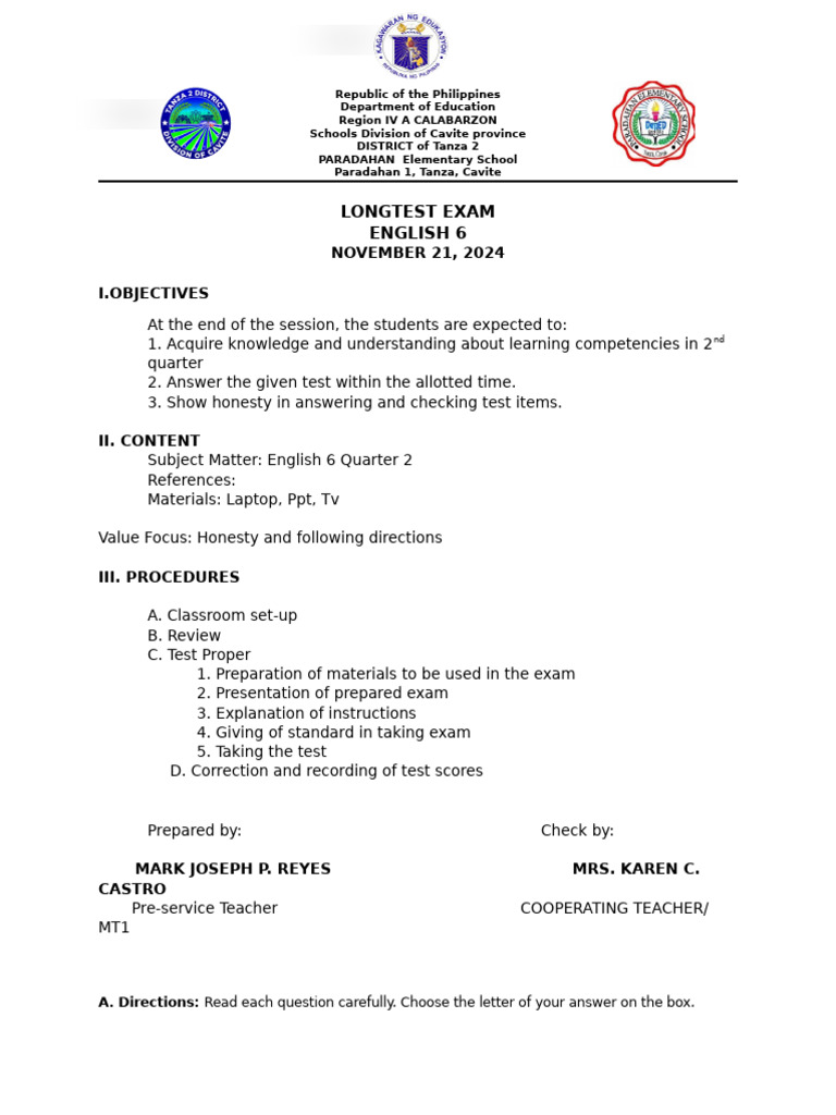 BANGHAY ARALIN SA PAGSUSULIT.1 | PDF | Human Communication | Propaganda