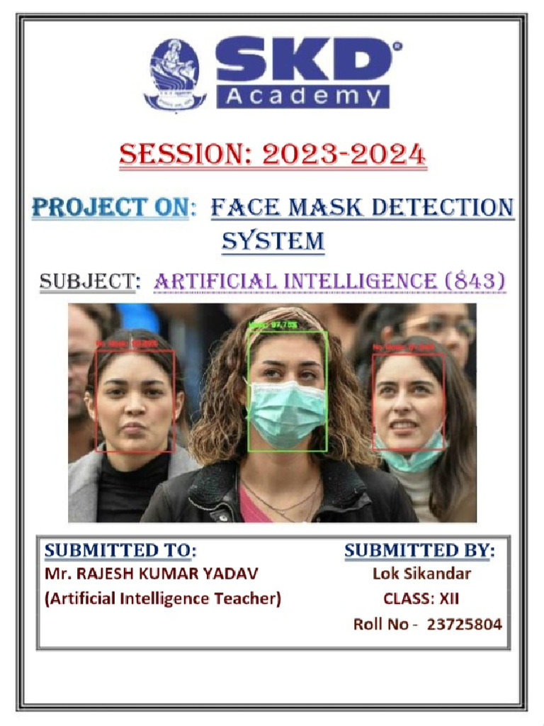 AI Project Mask detection | PDF
