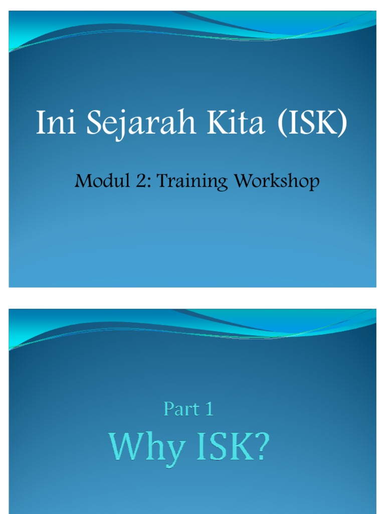 ISK Training Workshop | PDF