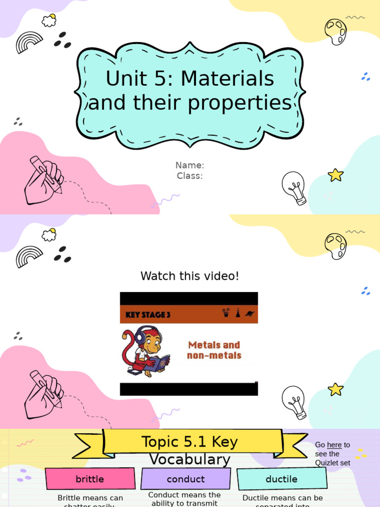 Properties of Materials and Their Uses | PDF | Alloy | Metals