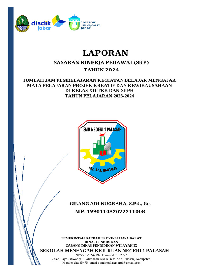 COntoh Laporan IKI Jabar | PDF