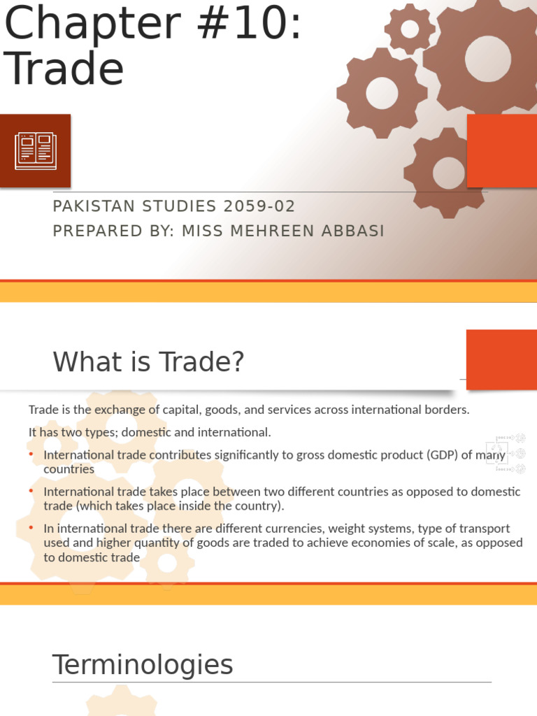 ch 10-Trade | PDF | Business | Economies