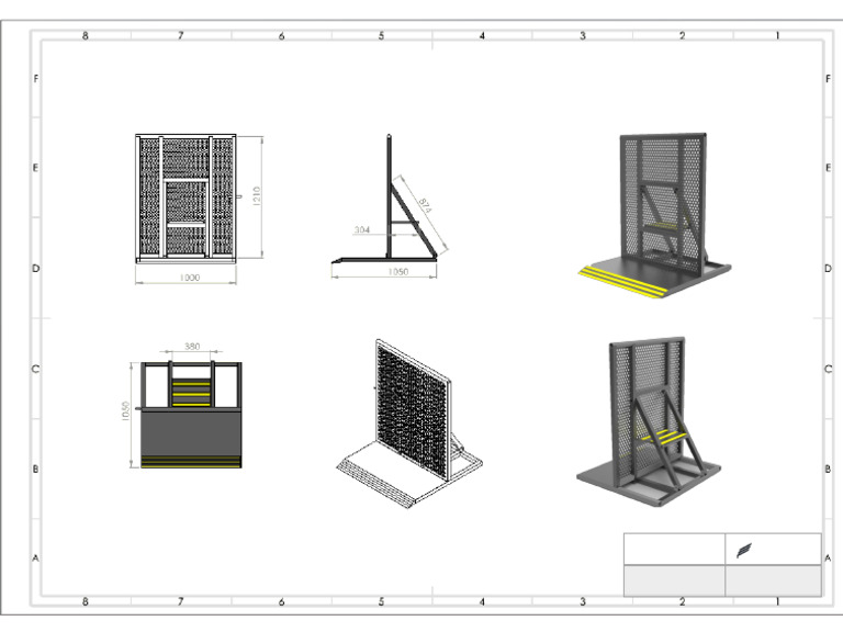 Crowd Barrier Drawing | PDF