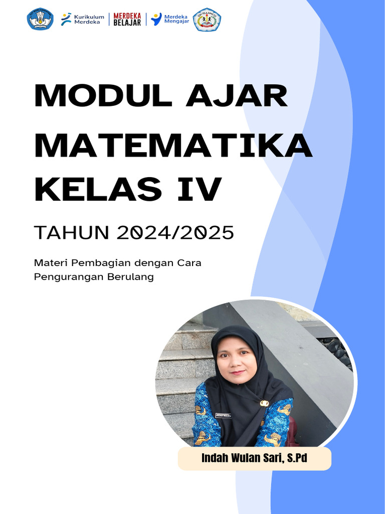 Modul Ajar Matematika Kelas Iv Materi Pembagian | PDF