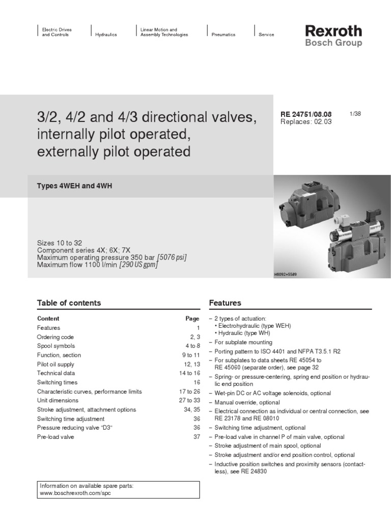 Direction Controls Valve | PDF | Technology & Engineering