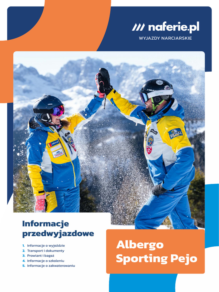 Informacje Przedwyjazdowe Wlochy Pejo 2 | PDF