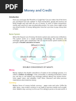 Chapter 3 Eco Class 10 Notes | PDF | Money | Credit