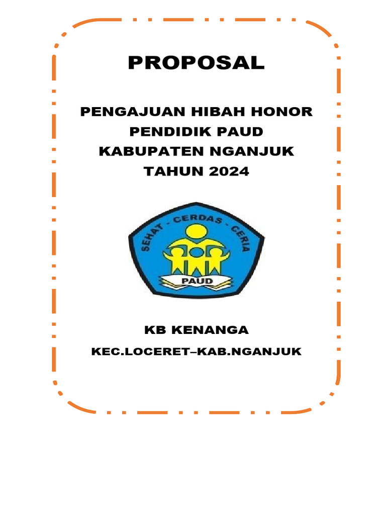 Berkas Pengajuan Honor Paud 2024 | PDF