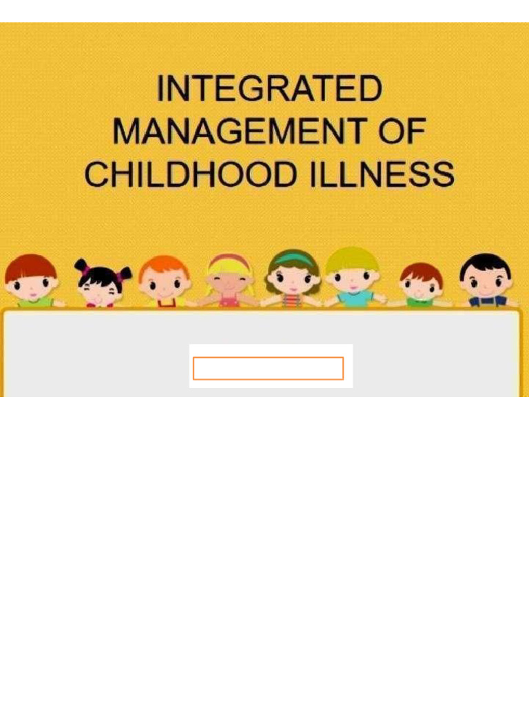 Child Health and IMCI Guide | PDF | Diarrhea | Pneumonia