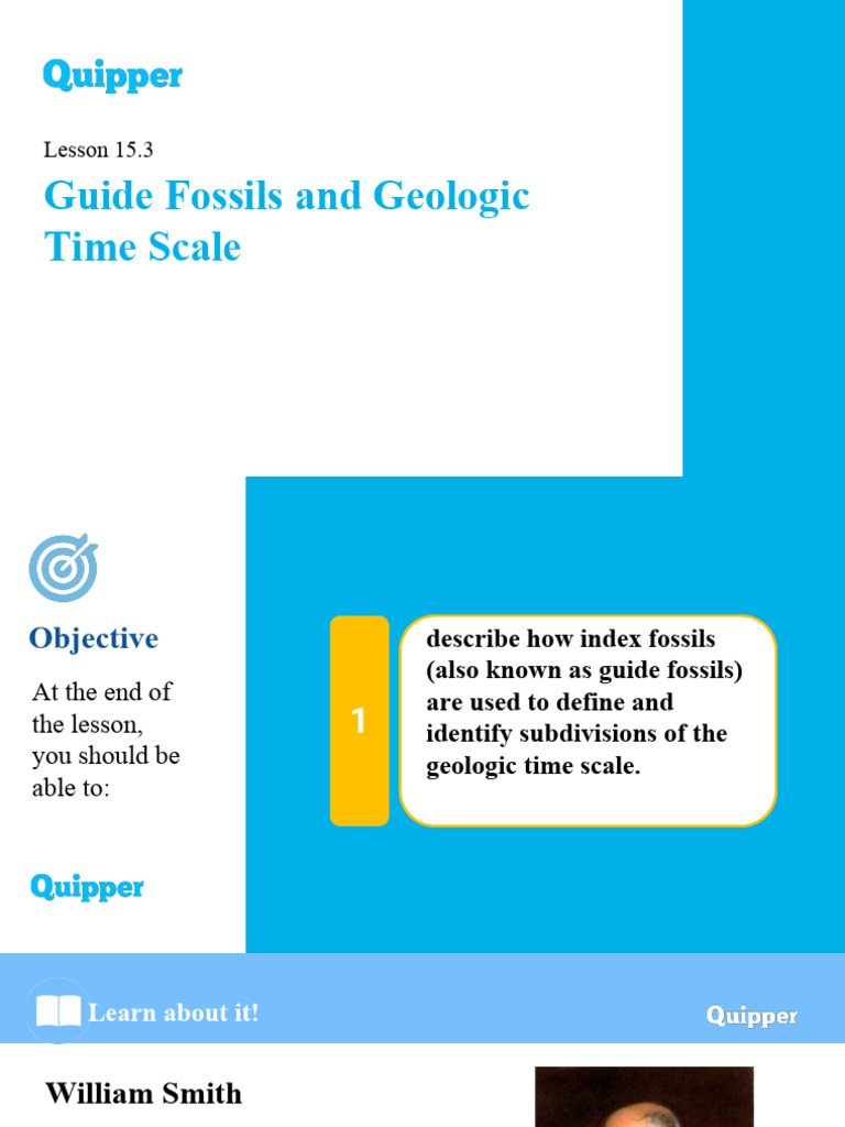 Earth Science SHS 15.3 Guide Fossils and Geologic Time Scale | PDF | Geologic Time Scale | Fossil