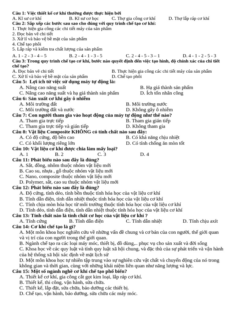 ôn tập CK1 24-25 | PDF