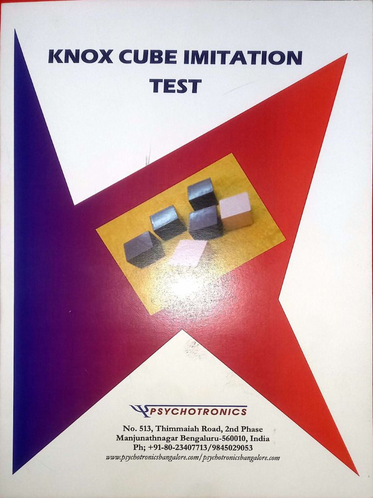 Knox Cuve Imitation Test | PDF